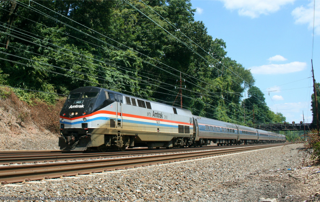 Amtrak Heritage engine 145